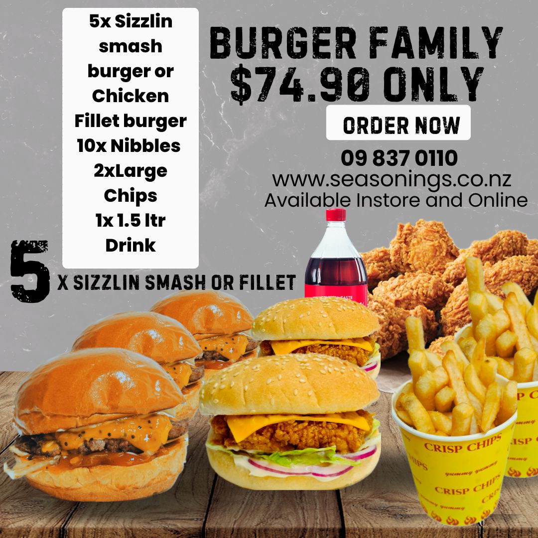 BURGER FAMILY – Seasonings