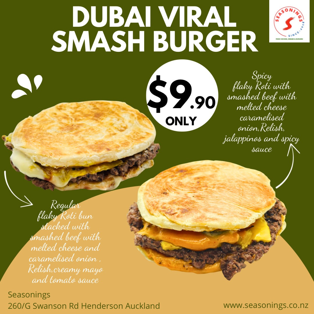 DUBAI VIRAL SMASH BURGER – Seasonings